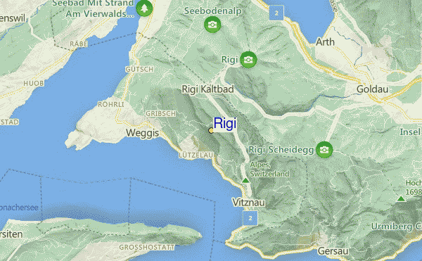 Rigi Ski Resort Guide, Location Map & Rigi ski holiday accommodation