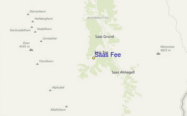 Saas Fee Ski Resort Guide, Location Map & Saas Fee ski holiday ...