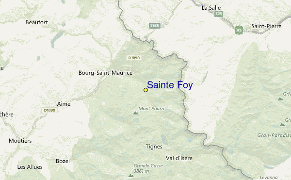 Sainte Foy Ski Resort Guide, Location Map & Sainte Foy ski holiday ...