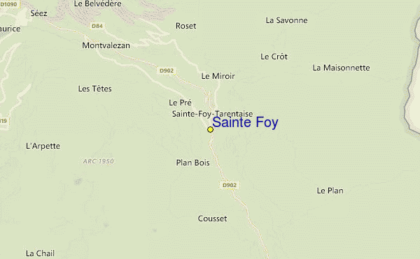 Sainte Foy Ski Resort Guide, Location Map & Sainte Foy ski holiday ...