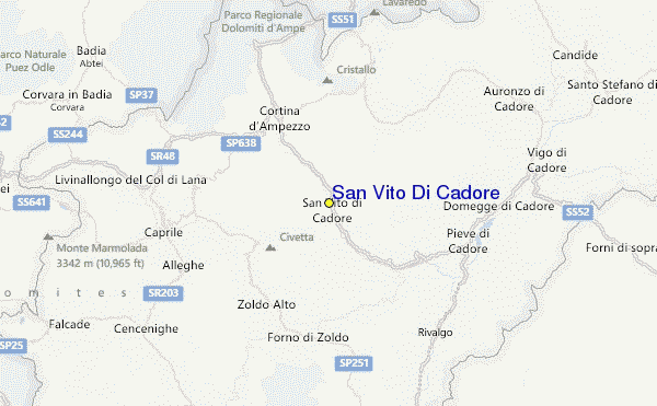 San Vito Di Cadore Ski Resort Guide, Location Map & San Vito Di Cadore ...