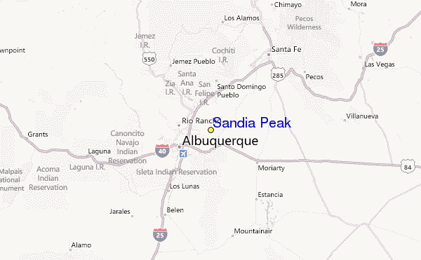 Sandia Peak Ski Resort Guide, Location Map & Sandia Peak ski holiday ...