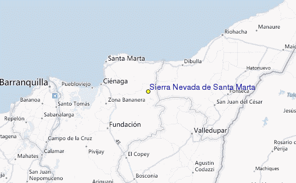 Sierra Nevada de Santa Marta Ski Resort Guide, Location Map & Sierra ...