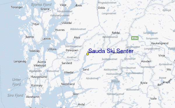 Sauda Ski Senter Ski Resort Guide, Location Map & Sauda Ski Senter ski ...