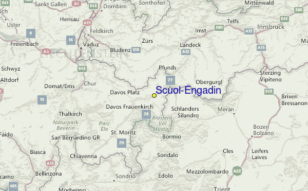 Scuol/Engadin Ski Resort Guide, Location Map & Scuol/Engadin ski ...