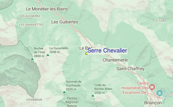 Serre Chevalier Ski Resort Guide, Location Map & Serre Chevalier ski ...