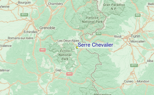 Serre Chevalier Ski Resort Guide, Location Map & Serre Chevalier ski ...