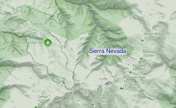 Sierra Nevada Ski Resort Guide, Location Map & Sierra Nevada ski ...