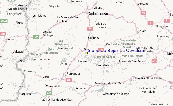 Sierra de Béjar - La Covatilla Ski Resort Guide, Location Map & Sierra ...