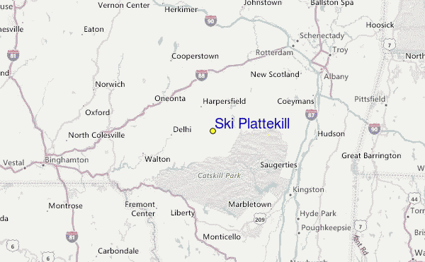 Ski Plattekill Ski Resort Guide, Location Map & Ski Plattekill ski ...