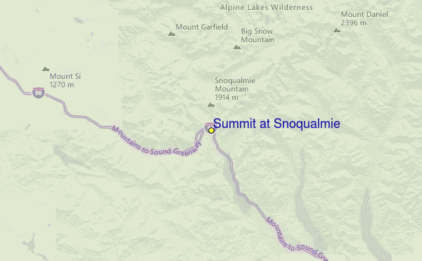 Summit at Snoqualmie Ski Resort Guide, Location Map & Summit at ...