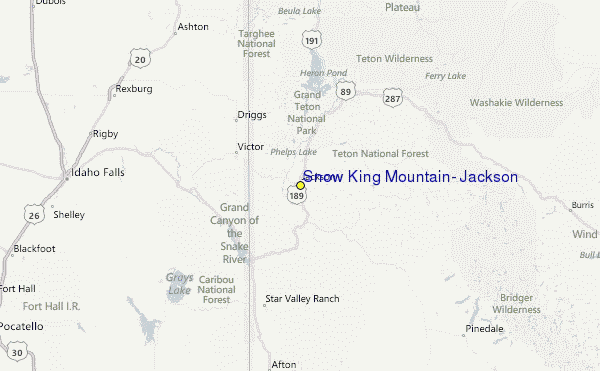 Snow King Mountain, Jackson Ski Resort Guide, Location Map & Snow King ...