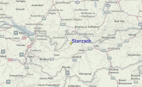 Stanzach Ski Resort Guide, Location Map & Stanzach ski holiday ...