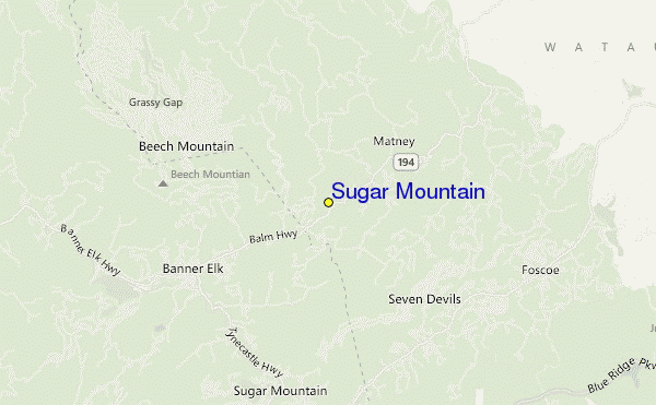 Sugar Mountain Ski Resort Guide, Location Map & Sugar Mountain ski ...