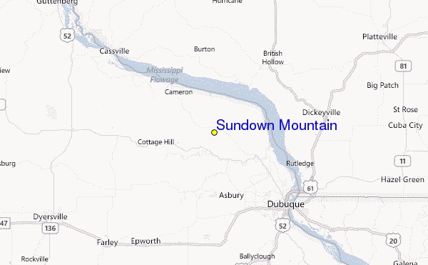 Sundown Mountain Ski Resort Guide, Location Map & Sundown Mountain ski ...