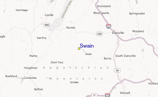 Map swain ny