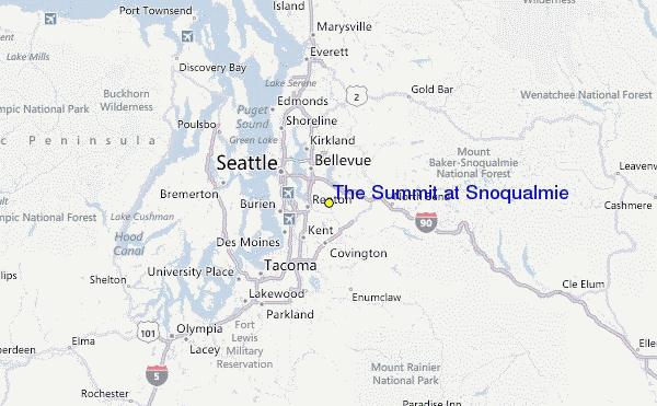 The Summit at Snoqualmie Ski Resort Guide, Location Map & The Summit at ...
