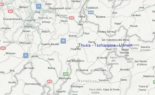 Thusis - Tschappina - Urmein Ski Resort Guide, Location Map & Thusis ...