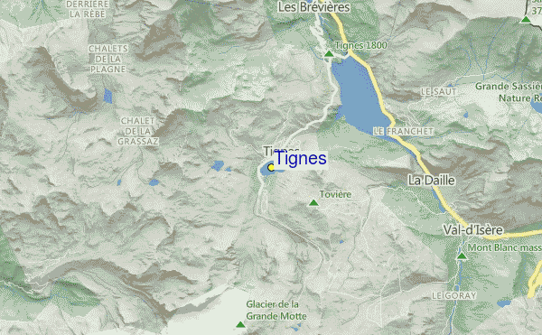 Tignes Ski Resort Guide, Location Map & Tignes ski holiday accommodation