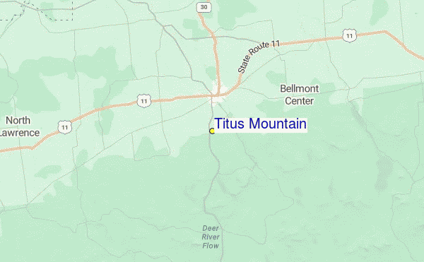 Titus Mountain Ski Resort Guide, Location Map & Titus Mountain ski ...