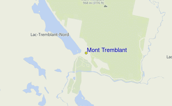 Mont Tremblant Ski Resort Guide, Location Map & Mont Tremblant ski ...