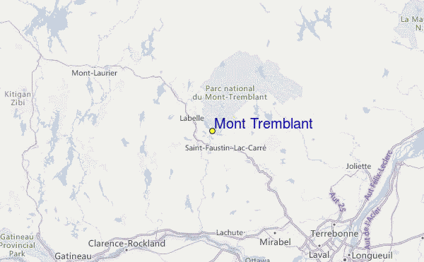 Mont Tremblant Ski Resort Guide, Location Map & Mont Tremblant ski ...