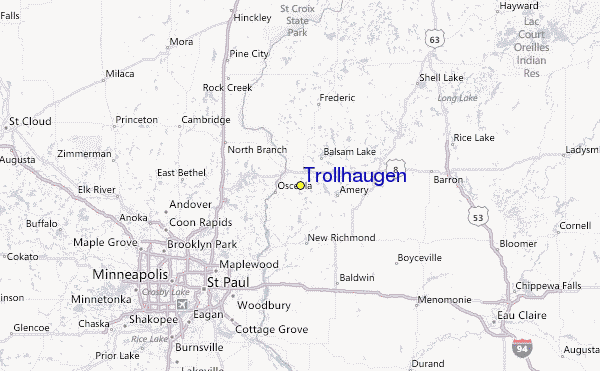 Trollhaugen Ski Resort Guide, Location Map & Trollhaugen ski holiday ...