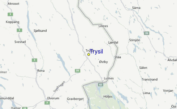 Trysil Ski Resort Guide, Location Map & Trysil ski holiday accommodation