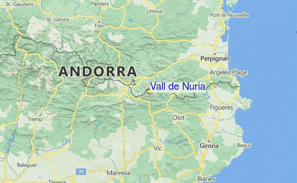 Vall de Núria Ski Resort Guide, Location Map & Vall de Núria ski ...