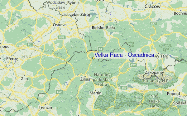 Veľká Rača - Oščadnica Ski Resort Guide, Location Map & Veľká Rača ...