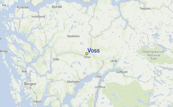 Voss Ski Resort Guide, Location Map & Voss ski holiday accommodation