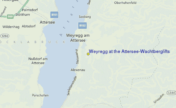 Weyregg at the Attersee/Wachtberglifts Ski Resort Guide, Location Map ...