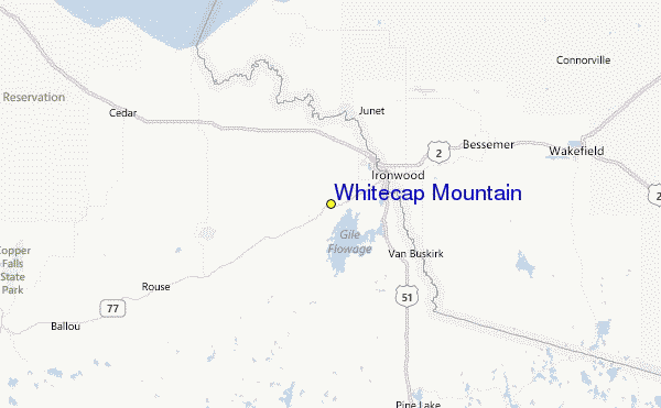 Whitecap Mountain Ski Resort Guide, Location Map & Whitecap Mountain ...
