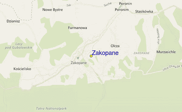 Zakopane Ski Resort Guide, Location Map & Zakopane ski holiday ...