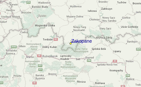 Zakopane Ski Resort Guide, Location Map & Zakopane ski holiday ...