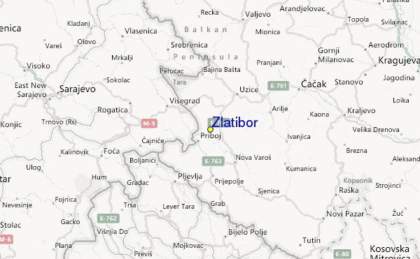 Zlatibor Ski Resort Guide, Location Map & Zlatibor ski holiday ...