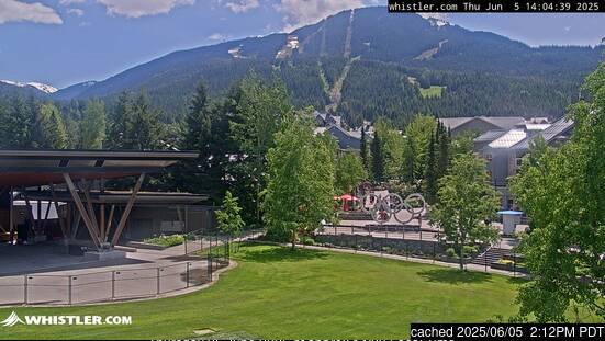 Whistler Blackcomb Webcam showing current snow conditions
