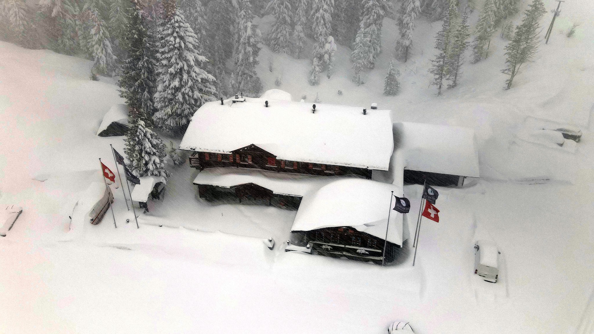 Major Snowstorm in the Alps